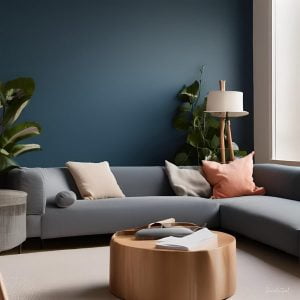 Ideas creativas para decorar las paredes con gris azulado