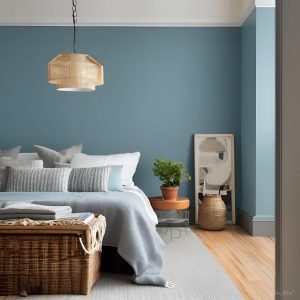 Encanto y versatilidad del gris azulado: paredes con personalidad