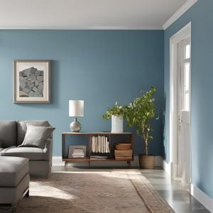 Encanto y versatilidad del gris azulado: paredes con personalidad
