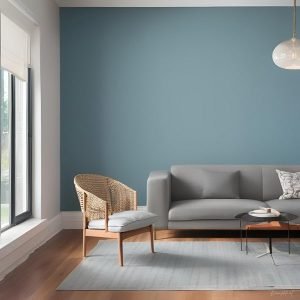 Encanto y versatilidad del gris azulado: paredes con personalidad